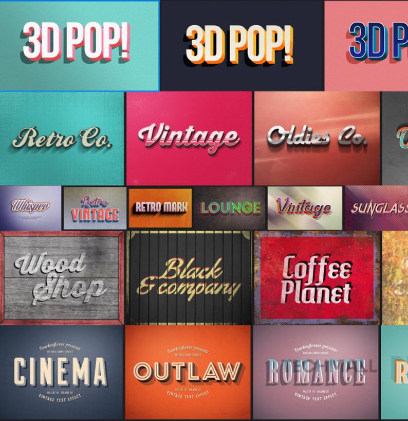 1000+ Premium Photoshop Text Effects Bundle | PSD | Editable | Various ...