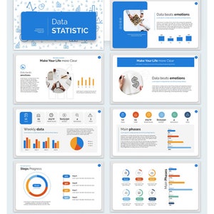 Data Statistics Powerpoint Presentation Template: Impress Your Audience ...