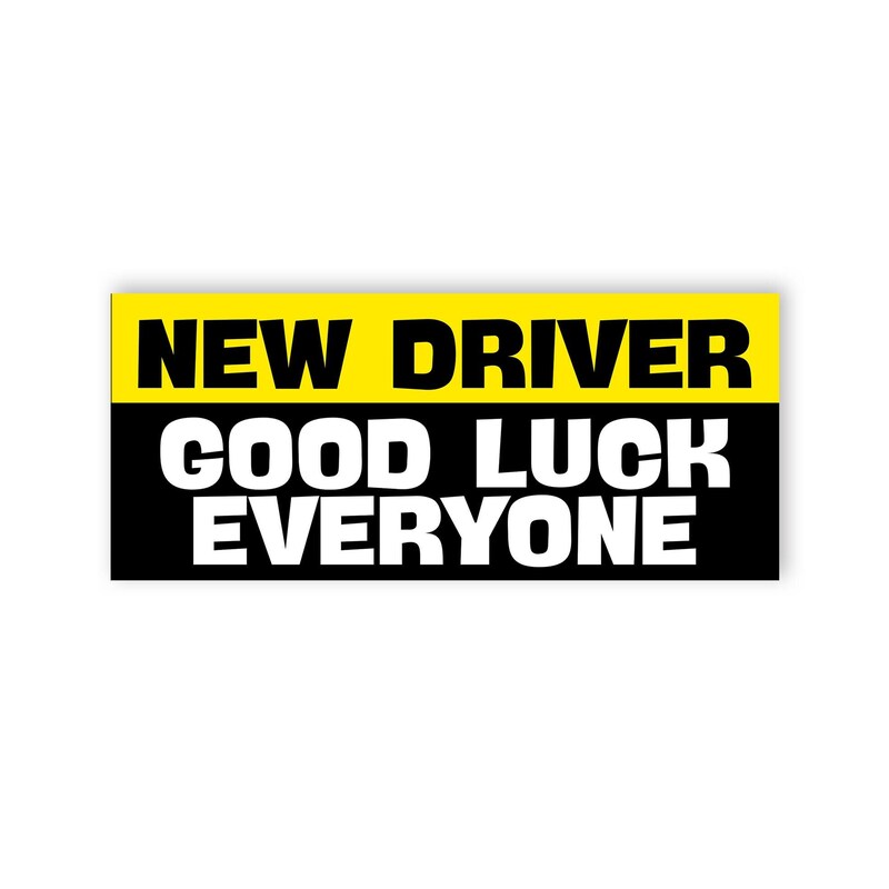 New Driver Sticker - Etsy