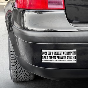 MAGNETIC Custom Bumper Stickers, Business Personalized Use and ...