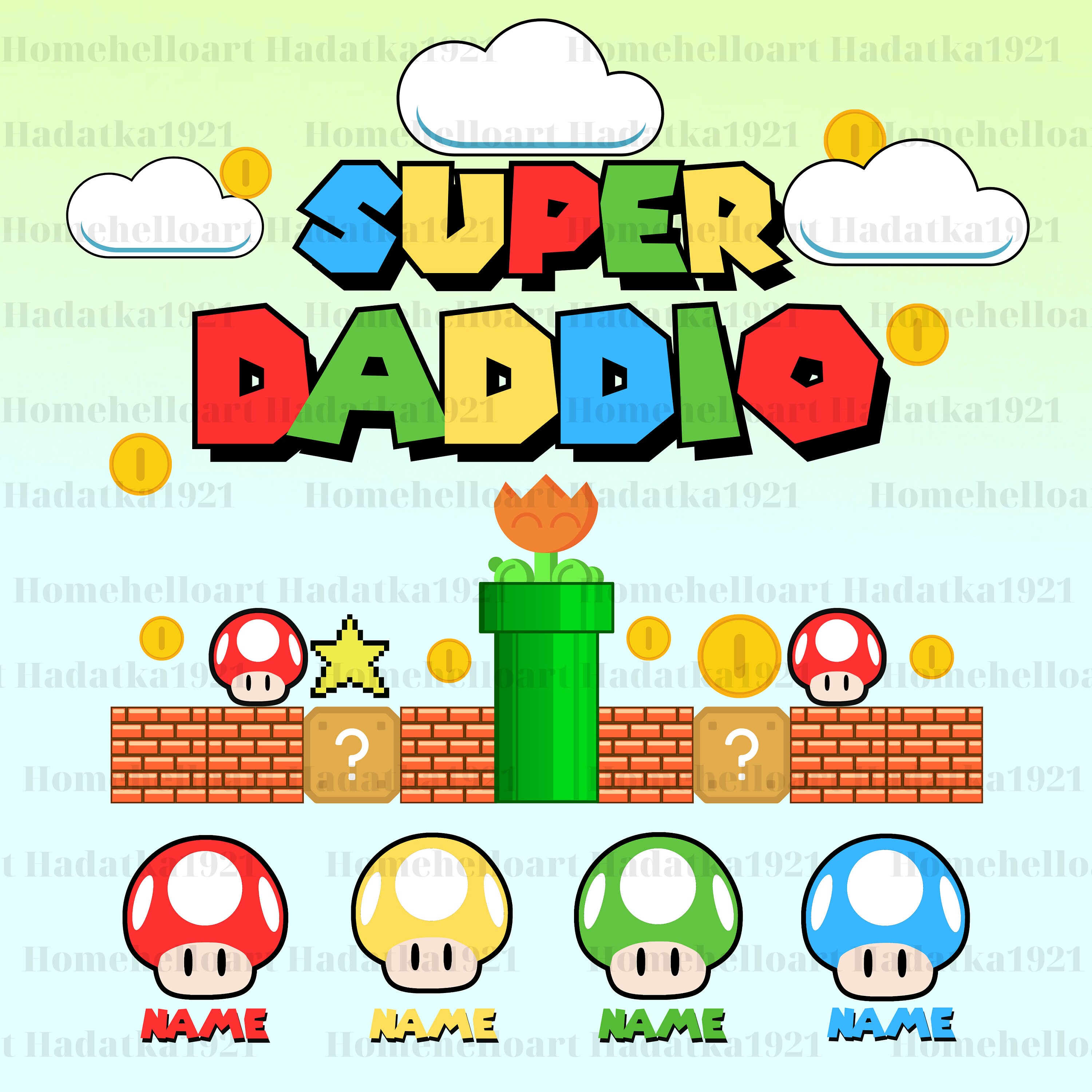 Personalized Super Daddio PNG Digital File PNG Instant - Etsy