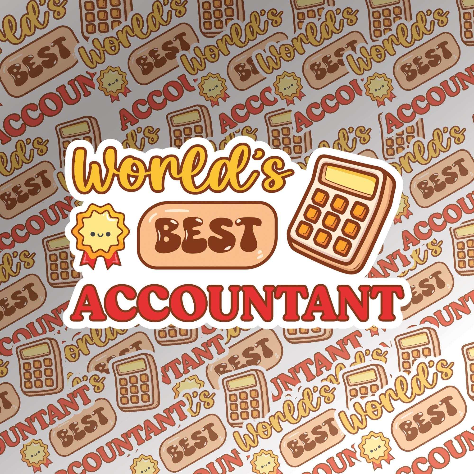 CPA Accountant Sticker Sheet (10 Pcs) - Funny Waterproof Vinyl Decals ...