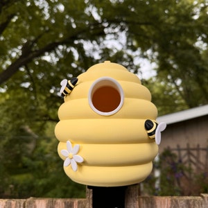 Custom 3D Printed Beehive Birdhouse - Etsy