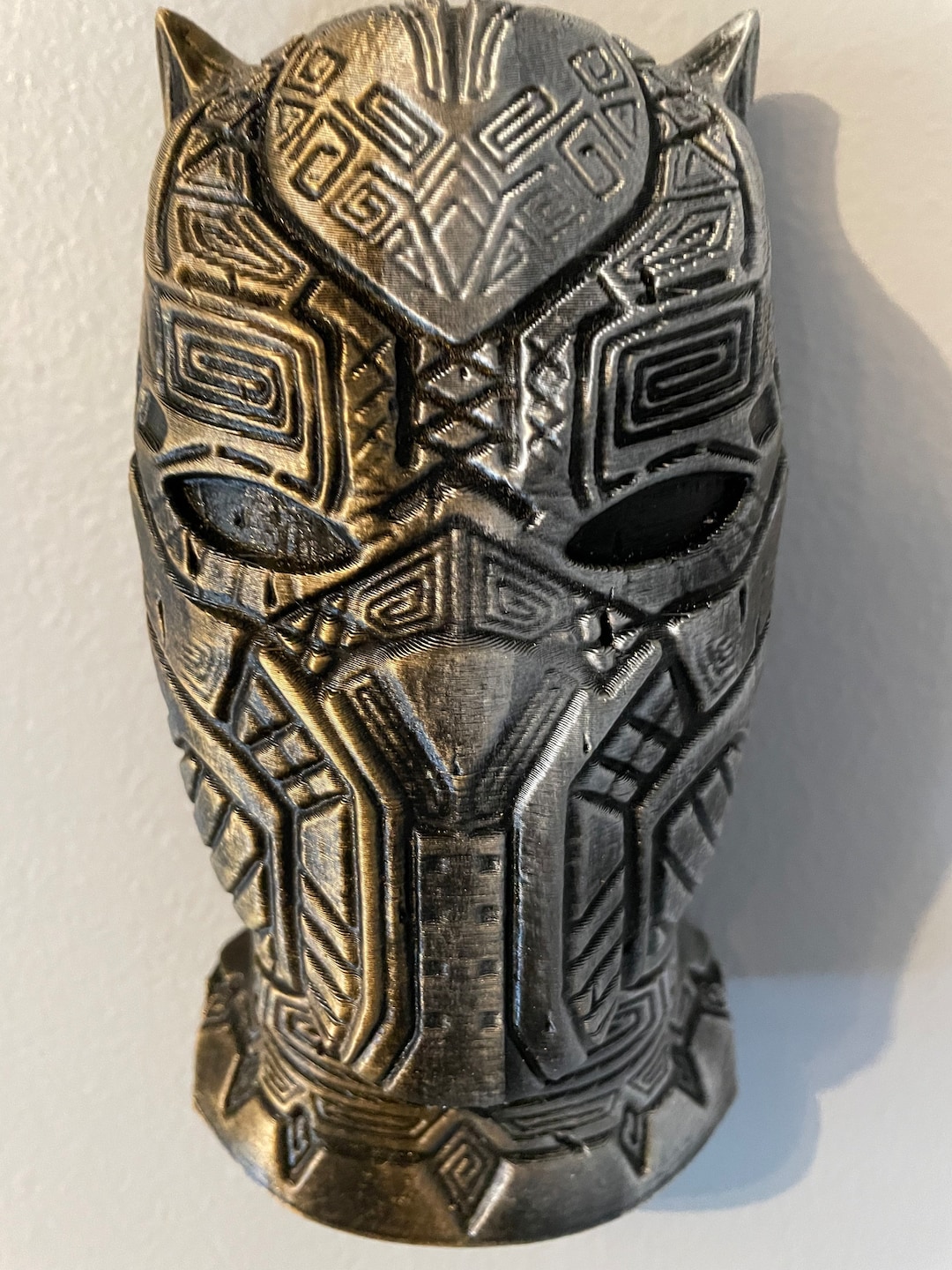 3D Printed Black Panther/wakanda Tiki - Hand Painted - Etsy