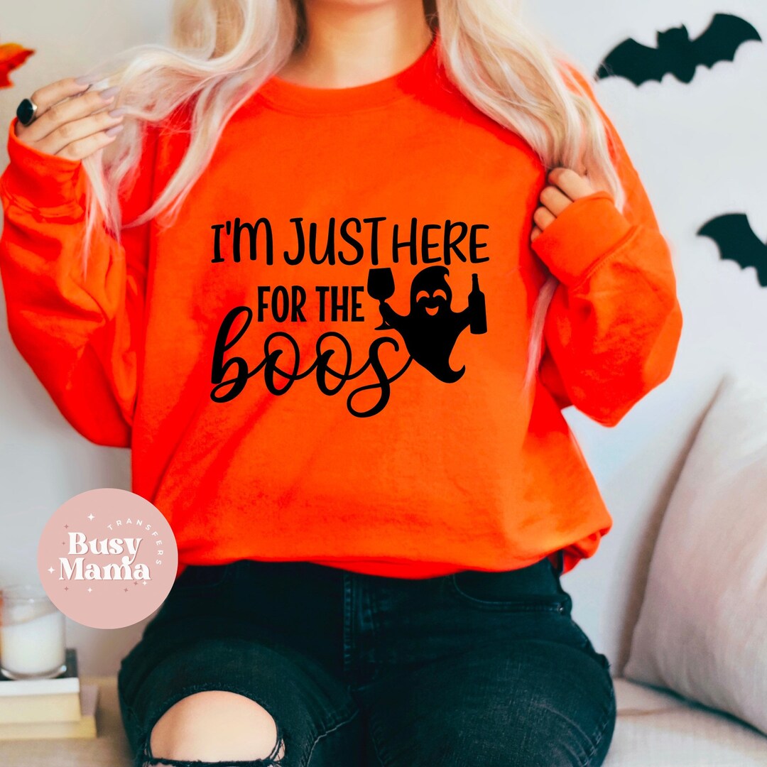 Ready to Print Im Here Just for the Boos Screen Print - Etsy