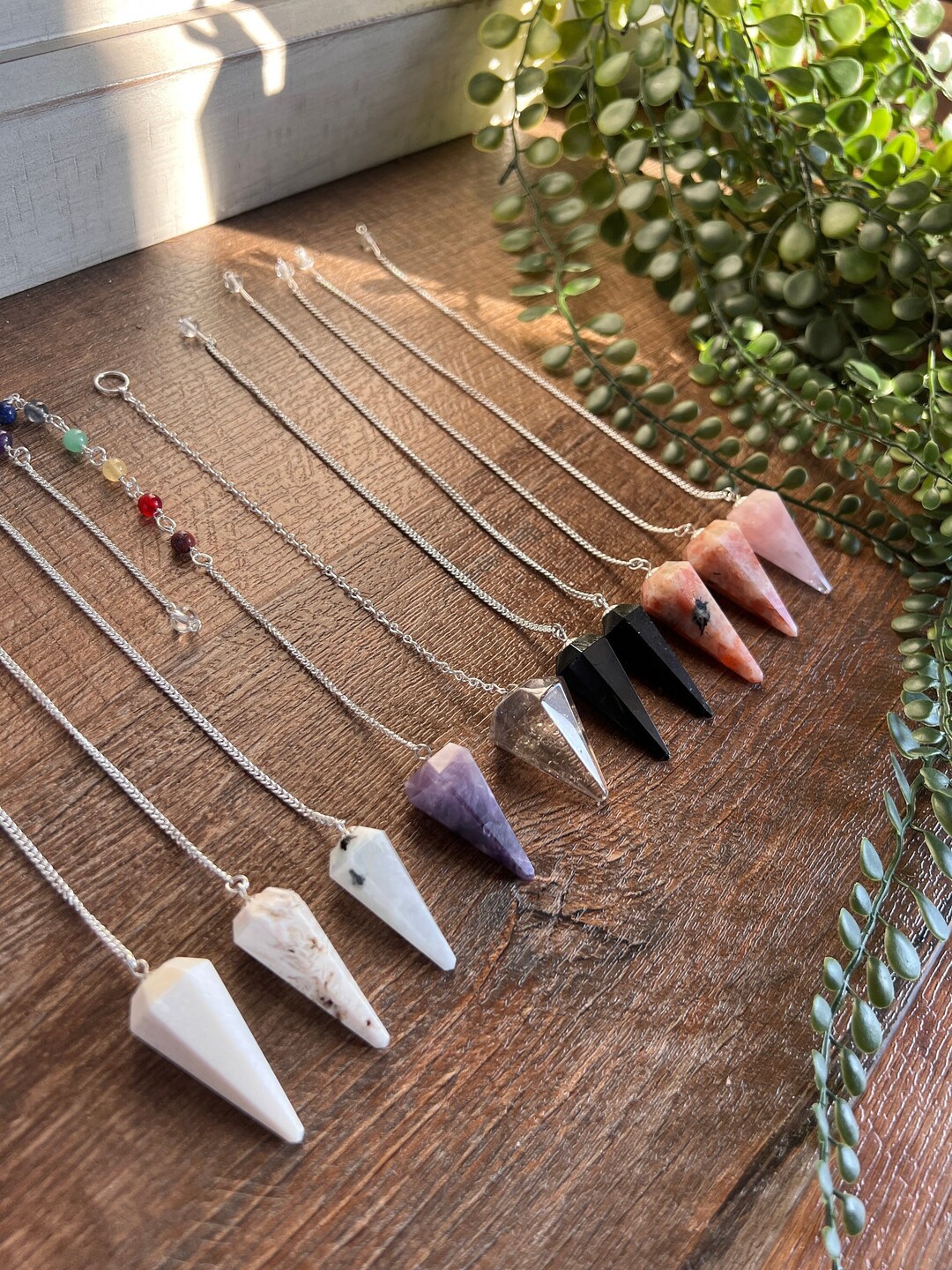 CRYSTAL PENDULUMS - You Choose - Beautiful & Ethically Conscious ...