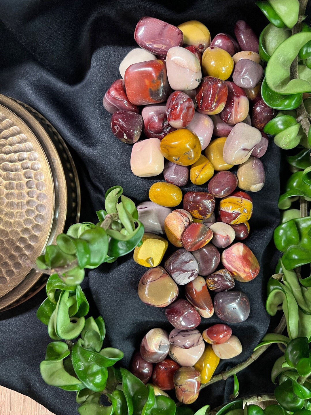 RARE MOOKAITE JASPER Tumbles ~ Nurturing/stress Relief ~ Ethically Sourced - Stunning Vibrant ...