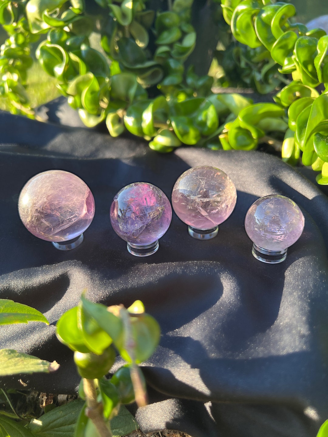 AMETHYST SPHERE - Mini Spheres - Anxiety Relief, Improve Sleep, Pain ...