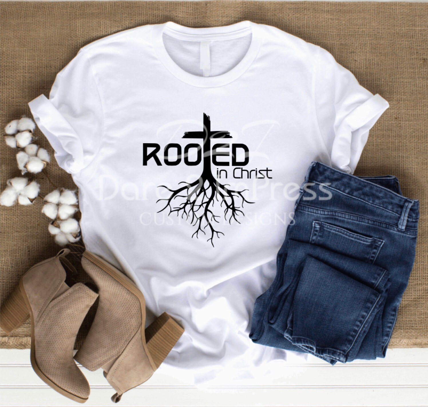 Rooted in Christ. Faith. SVG, PNG Digital File. Instant Download. - Etsy