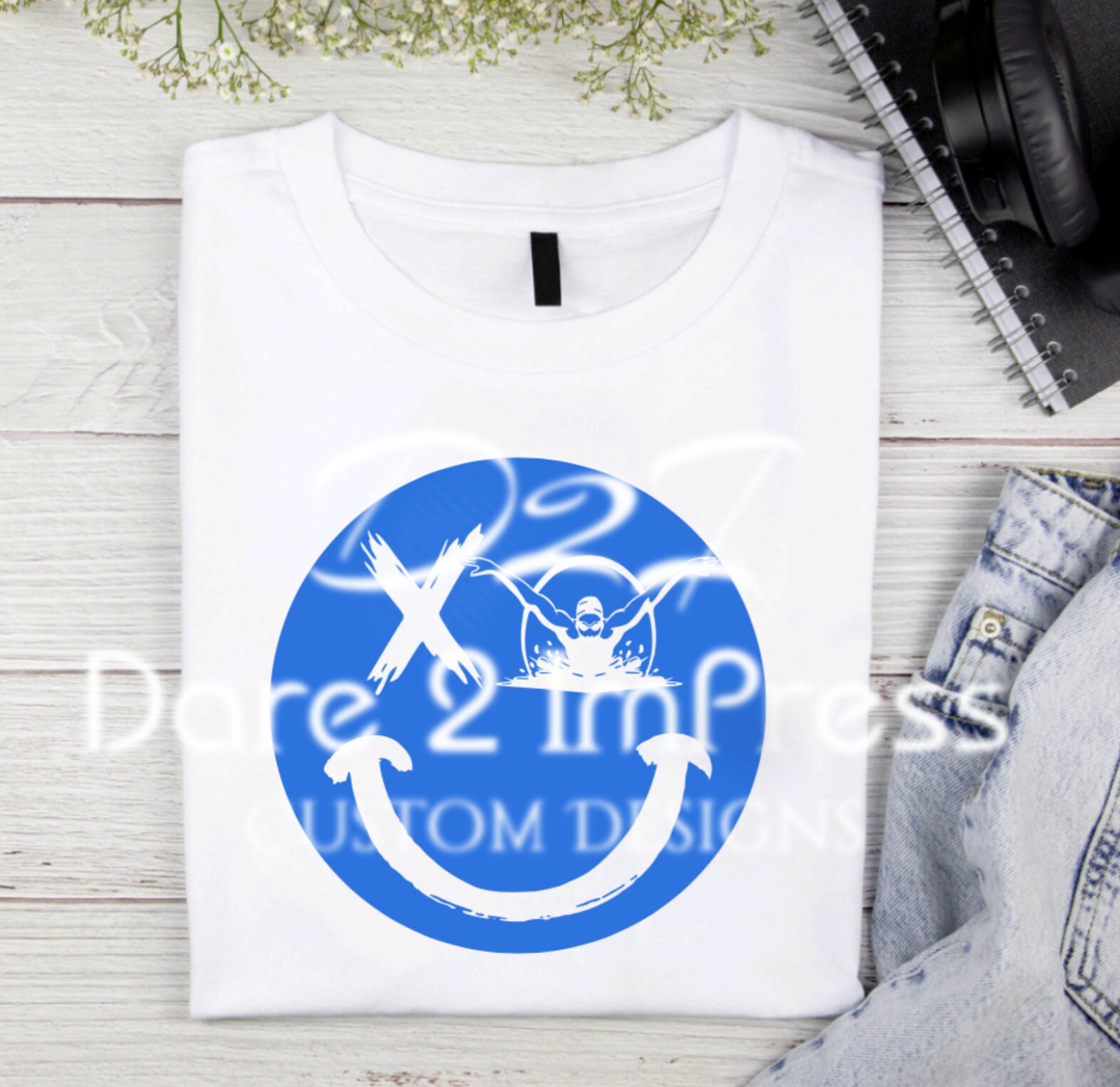 Swim Smiley. Smiley. Swimming. Sports Smiley. 4 Styles - Etsy