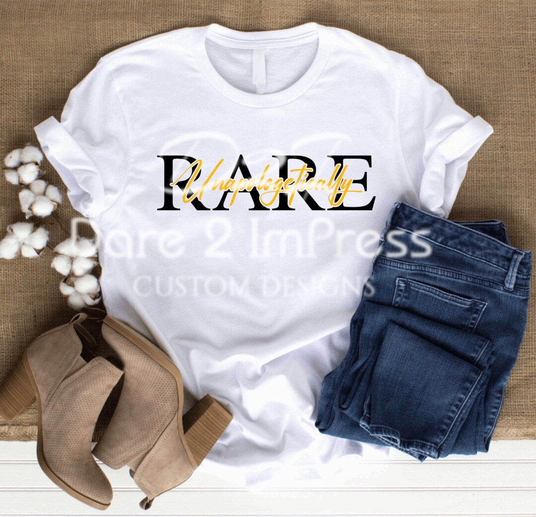 Custom Order - Unapologetically Rare. SVG, PNG Digital Design. Instant ...