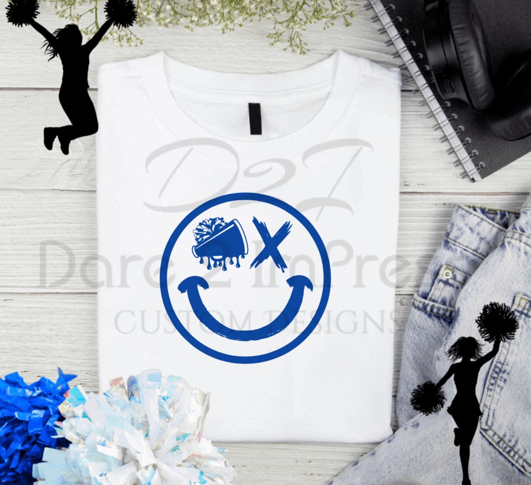 Cheer Smiley. Team Spirit. Cheer 2 Styles. SVG, PNG Digital Files ...