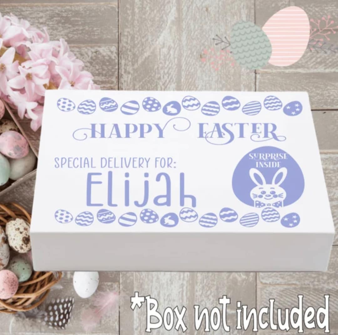 Easter Gift Tag SVG PNG: Bunny Label, 2 Designs (digital Download) - Etsy