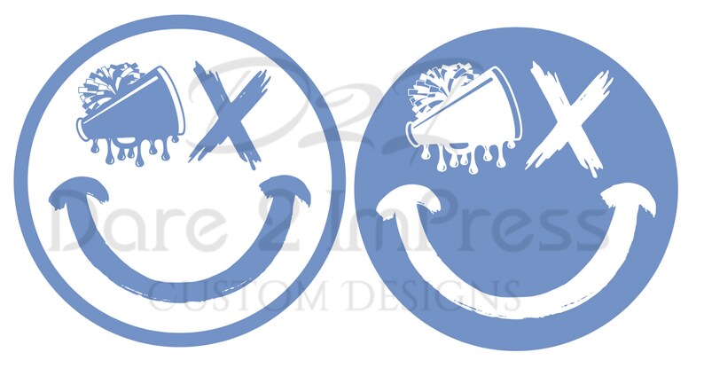 Cheer Smiley. Team Spirit. Cheer 2 Styles. SVG PNG Digital - Etsy