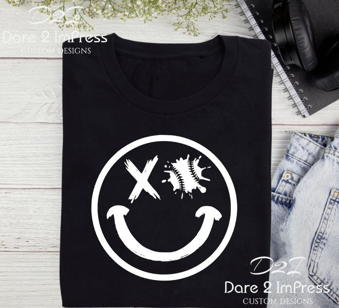 CUSTOM - Baseball. Baseball Smiling Face - White (2 Styles). SVG, PNG ...