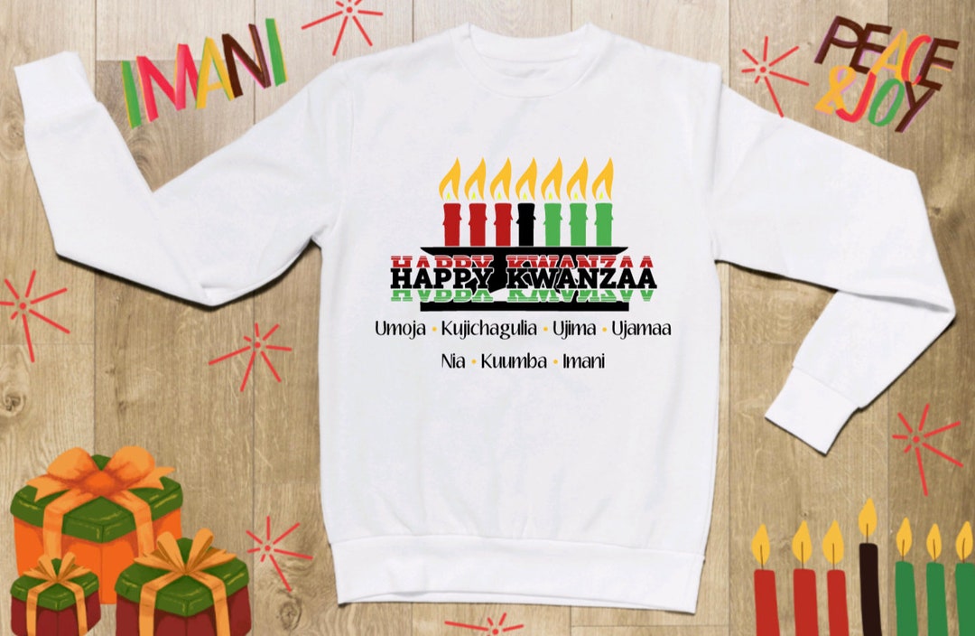 Happy Kwanzaa. Principles of Kwanzaa. SVG, PNG Digital Design. Instant ...