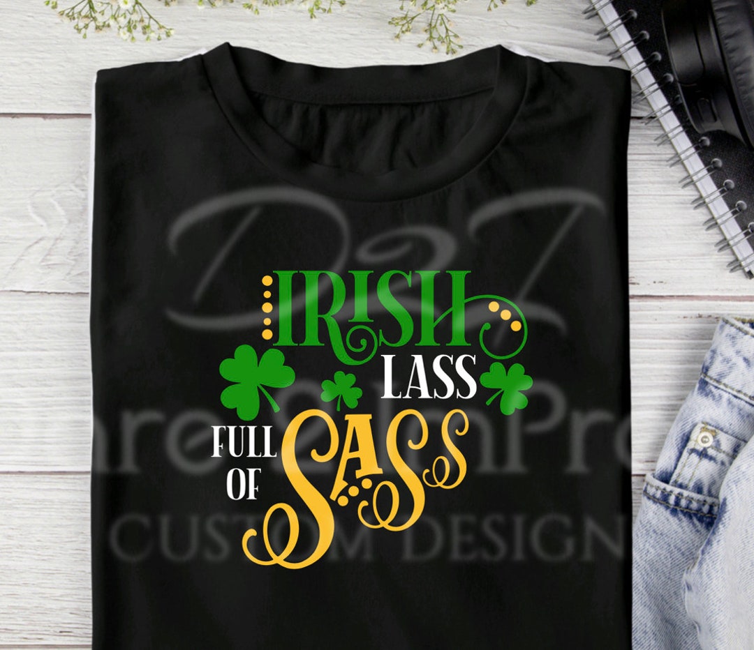 Irish Lass SVG PNG: St. Patrick's Day Design (digital Download) - Etsy