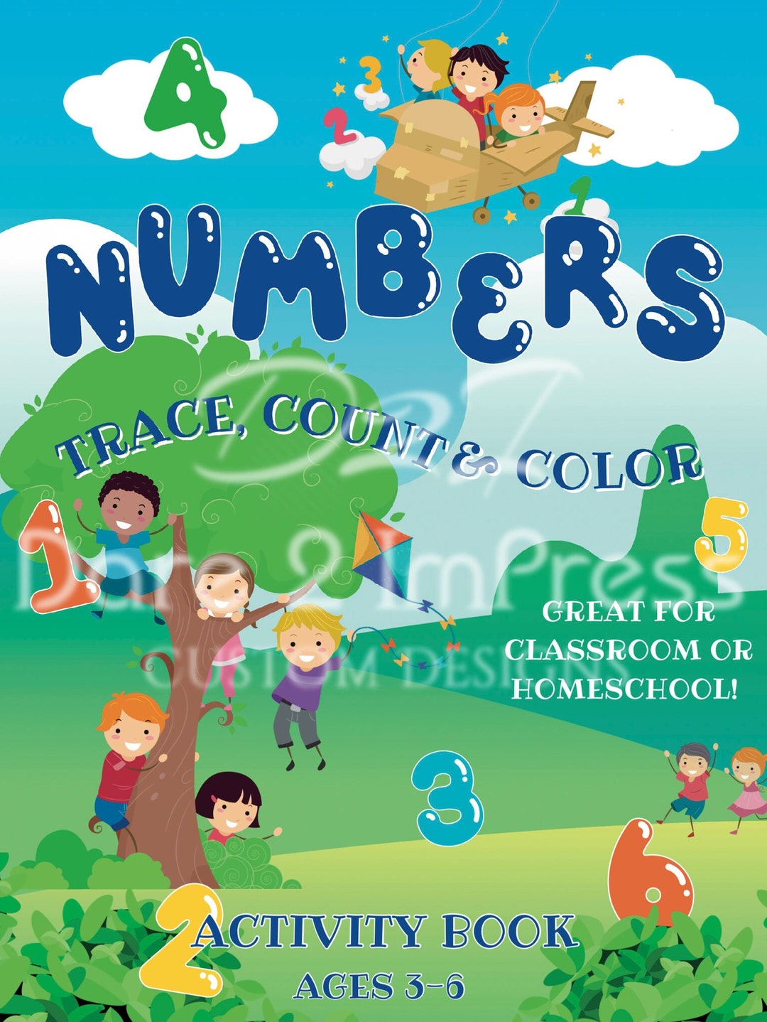 Worksheets for Preschool and Kindergarten. Learn Your Numbers, Counting ...