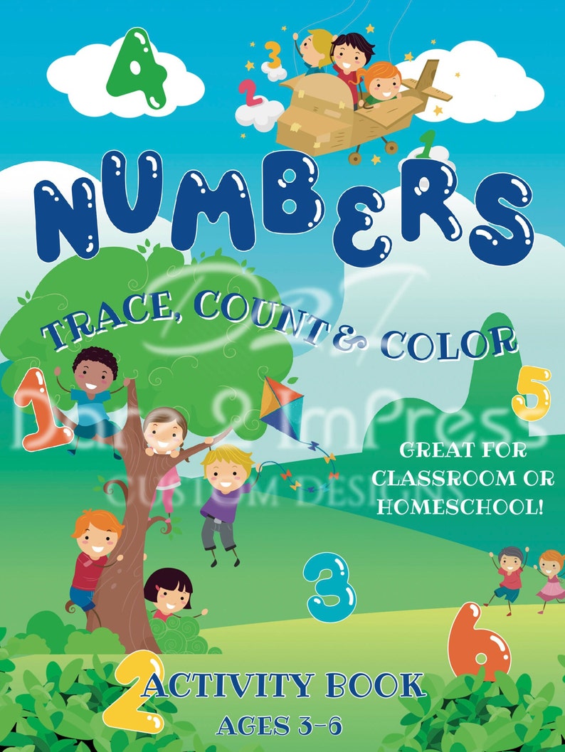Worksheets for Preschool and Kindergarten. Learn Your Numbers - Etsy