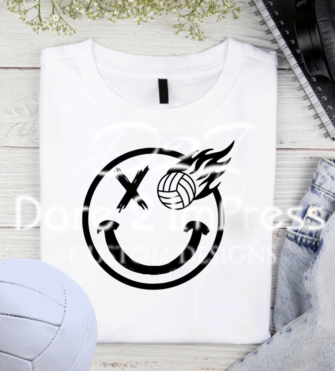 6 Styles Included! Volleyball Smiley. Smiley. Volleyball. Sports Smiley ...