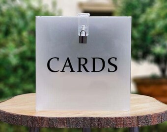 Acrylic Lock Box With Key - Etsy