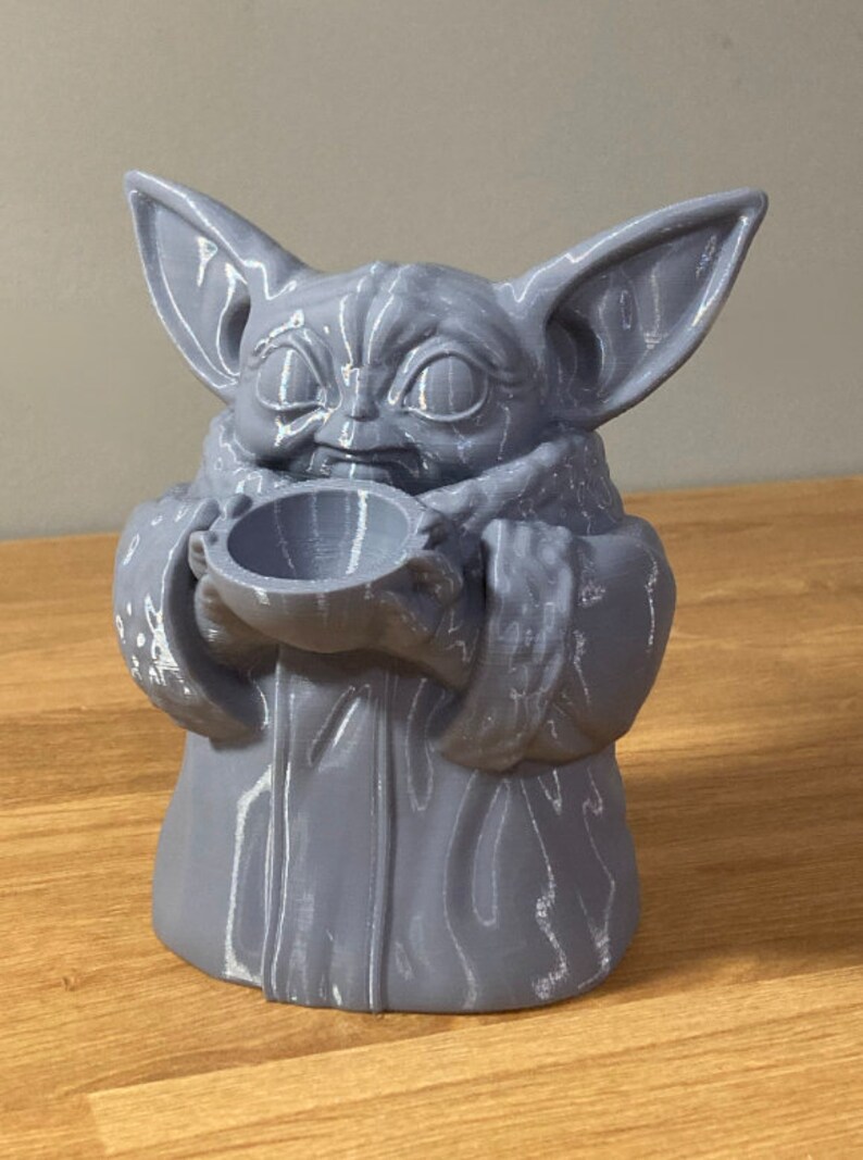 Grogu Desk Toy 3d Printed - Etsy
