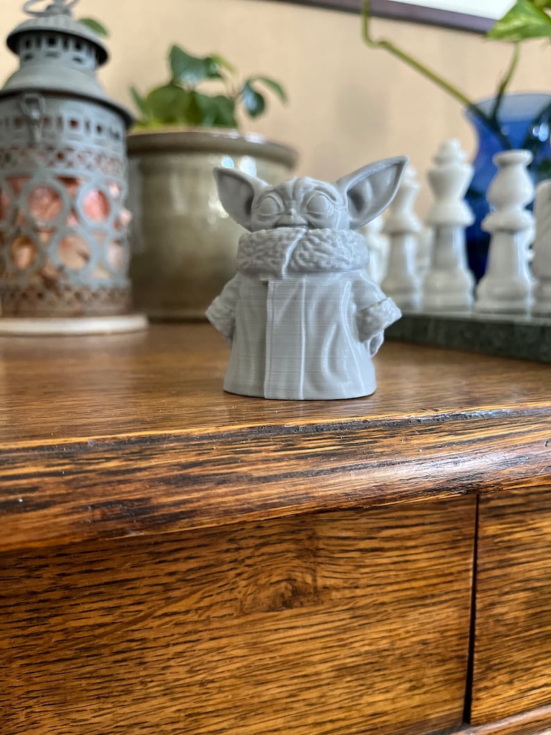 Grogu Desk Toy 3d Printed - Etsy