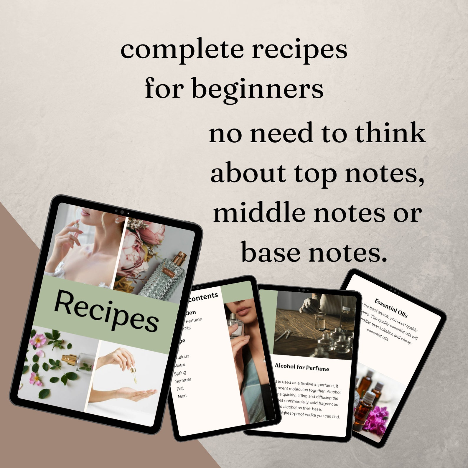 Perfume Recipe Ebook Pdf Diy Perfume Essential Oil Blends Diy Gift ...
