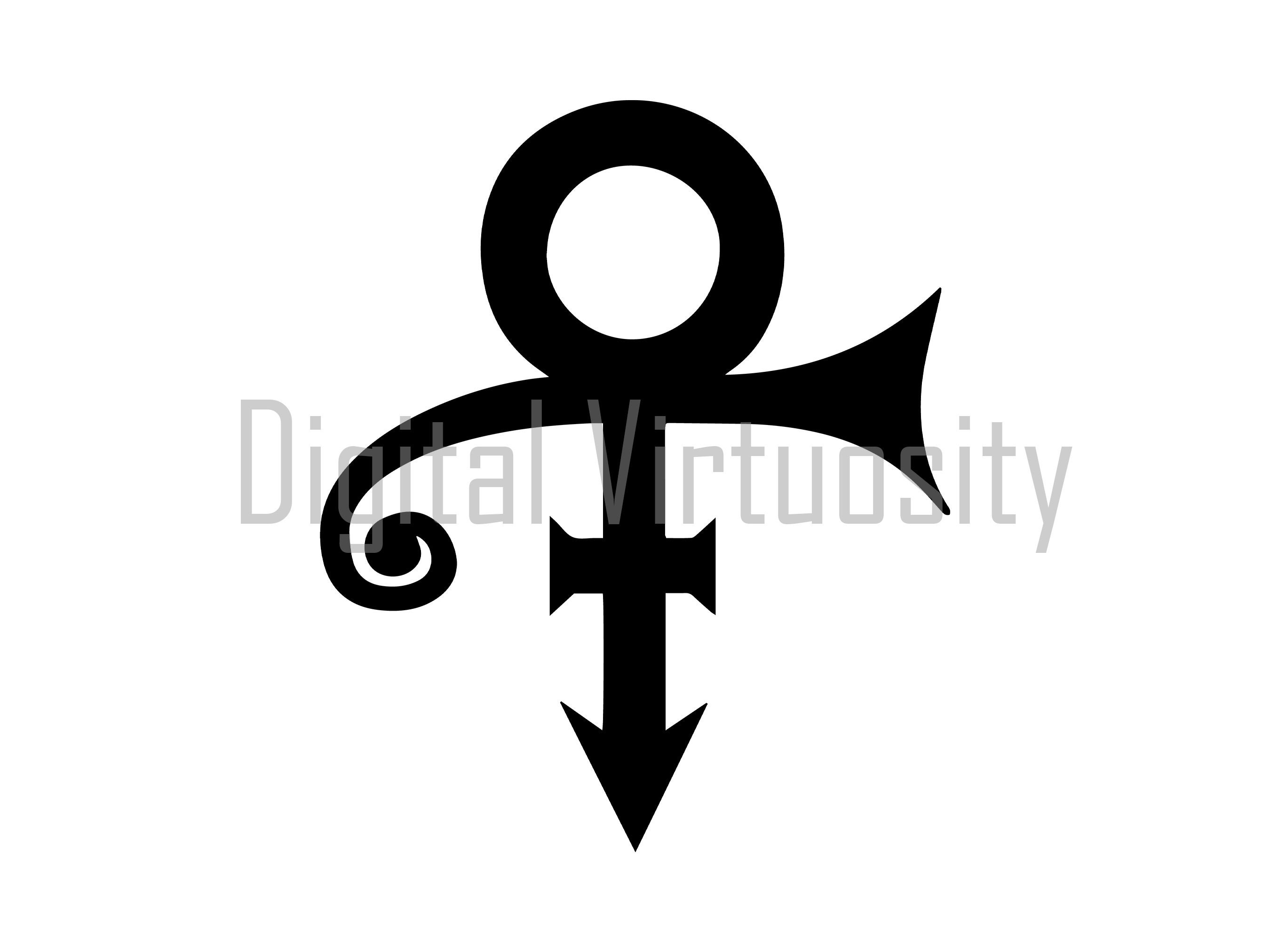 Prince Love Symbol Svg,prince Symbol Love Logo, Chris Rock Necklace Dxf ...