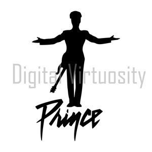 Prince Symbol Svg, Prince Silhouette Cut File, Prince Dxf. - Etsy