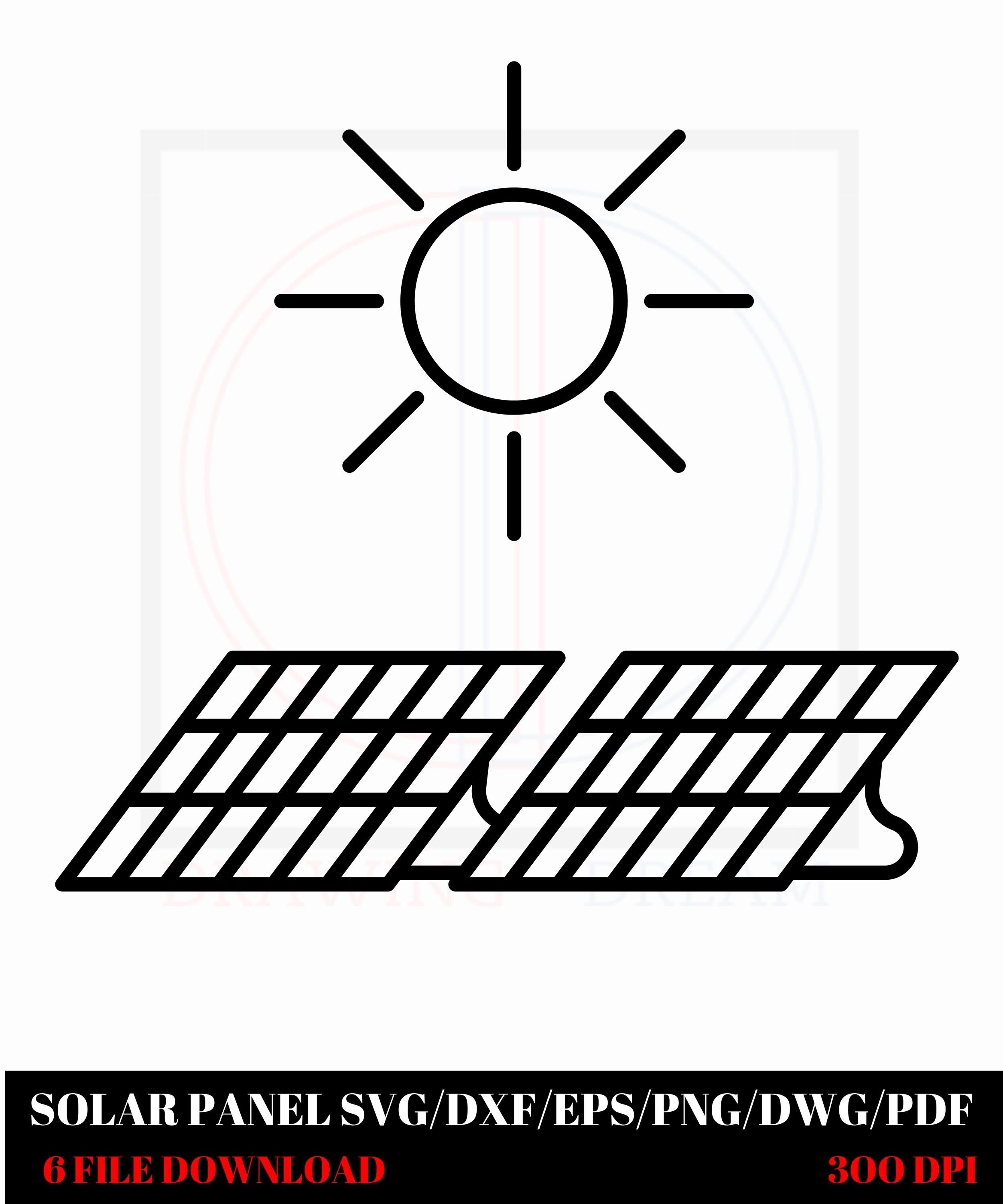 Solar Panel SVG, Solar Power Svg, Green Energy, Renewable Energy Svg ...