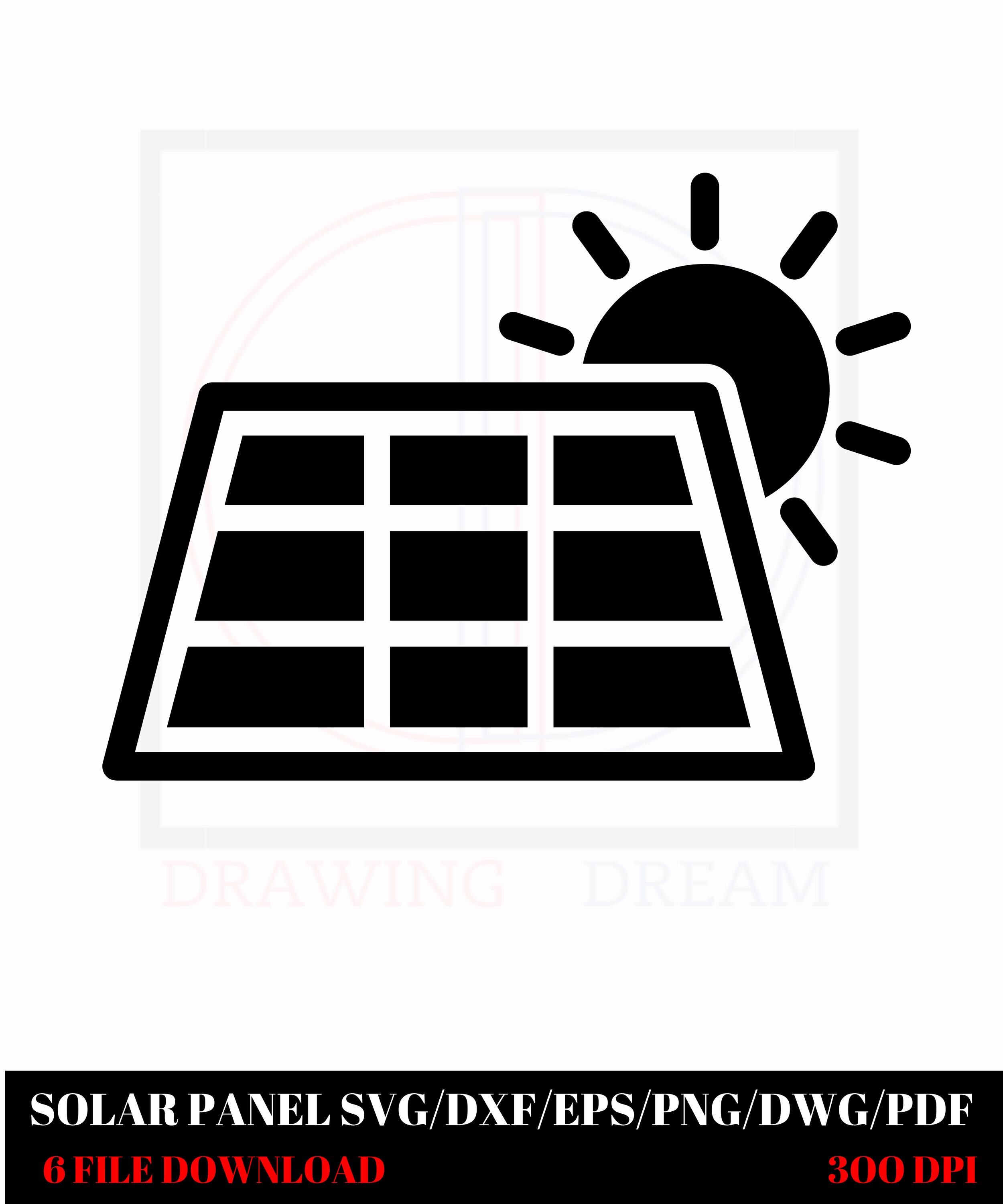 Solar Panel SVG, Solar Power Svg, Green Energy, Renewable Energy Svg ...