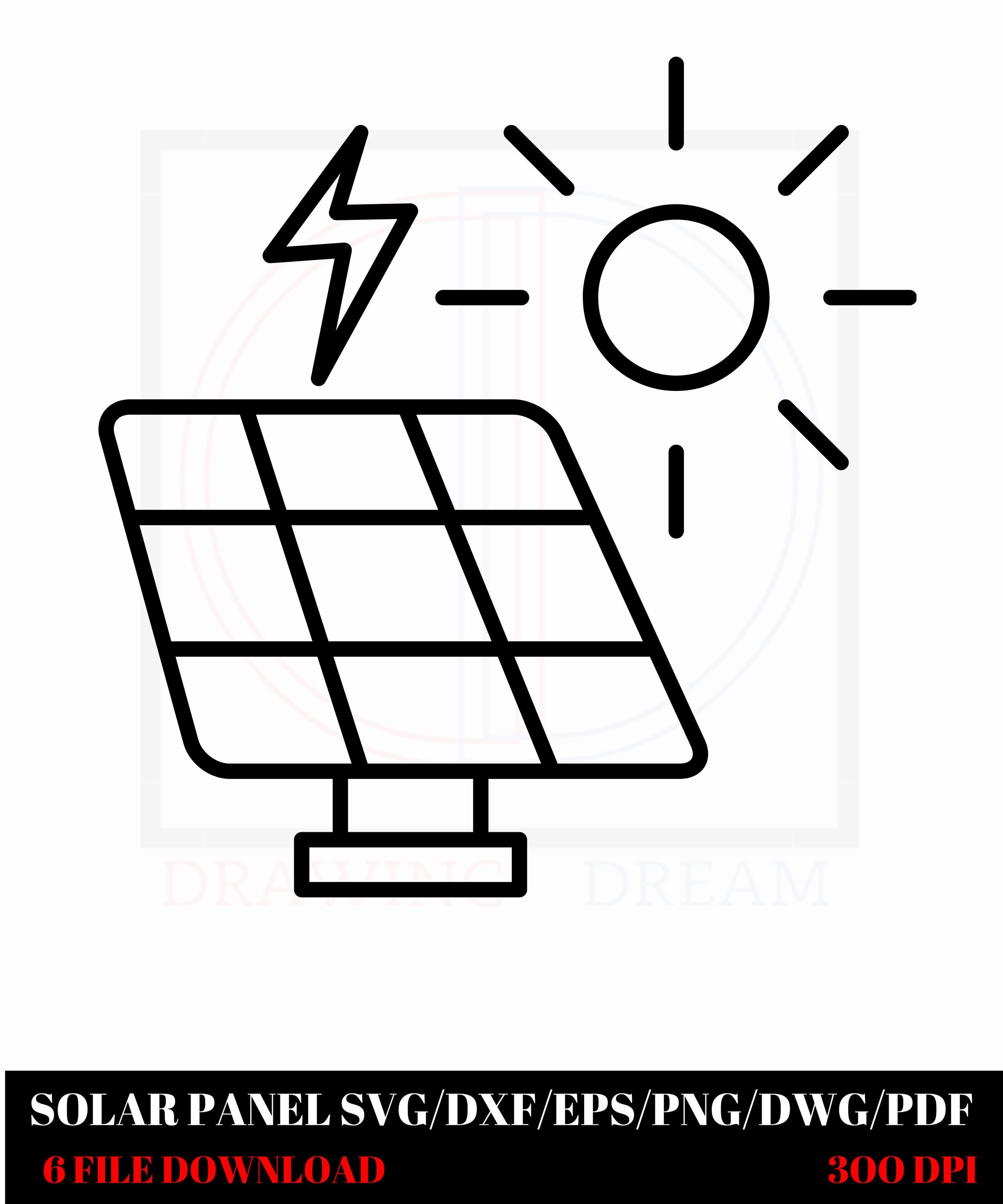 Solar Panel SVG, Solar Power Svg, Green Energy, Renewable Energy Svg ...