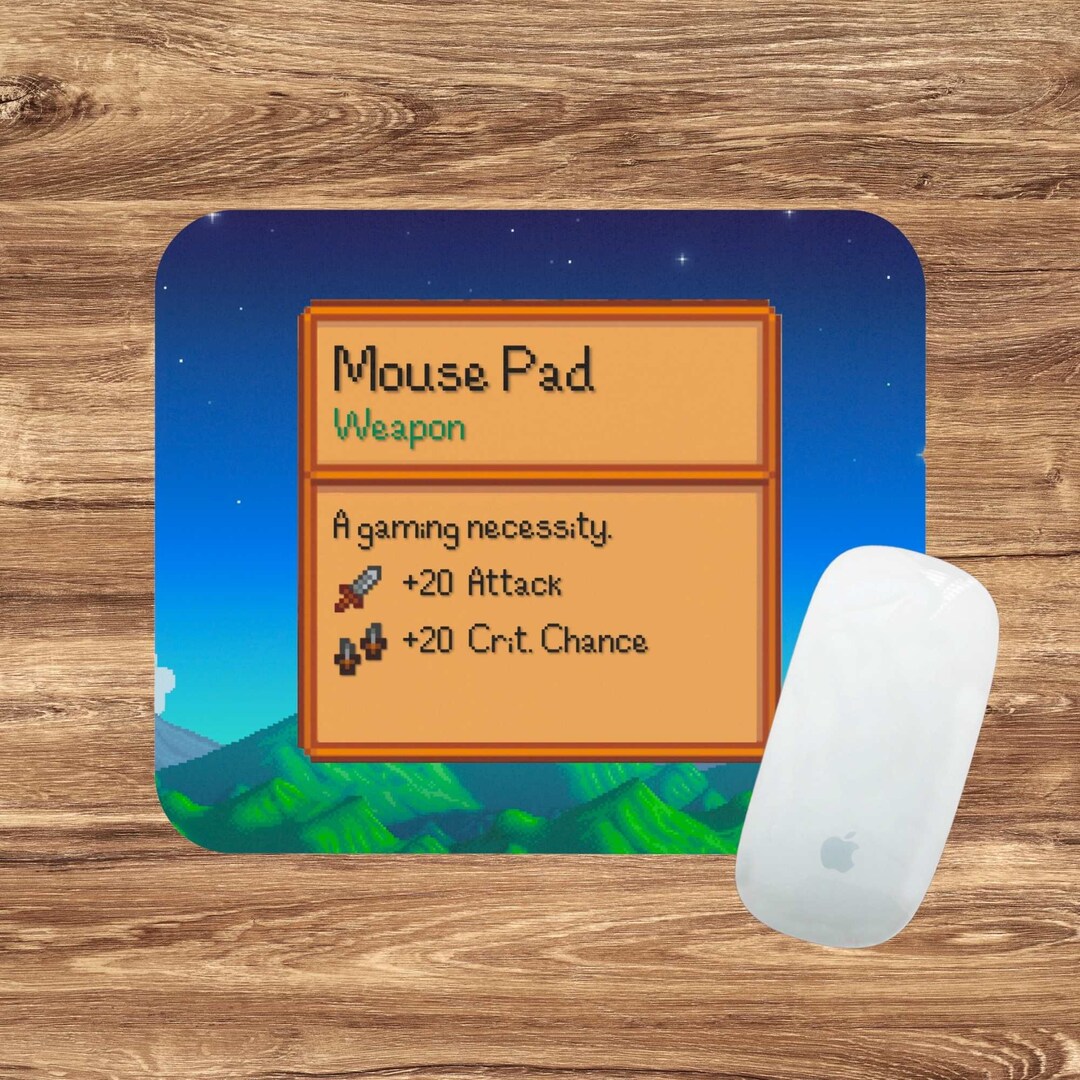 Stardew Valley Inspired Mouse Pad | Stardew Valley Gifts for Birthday ...