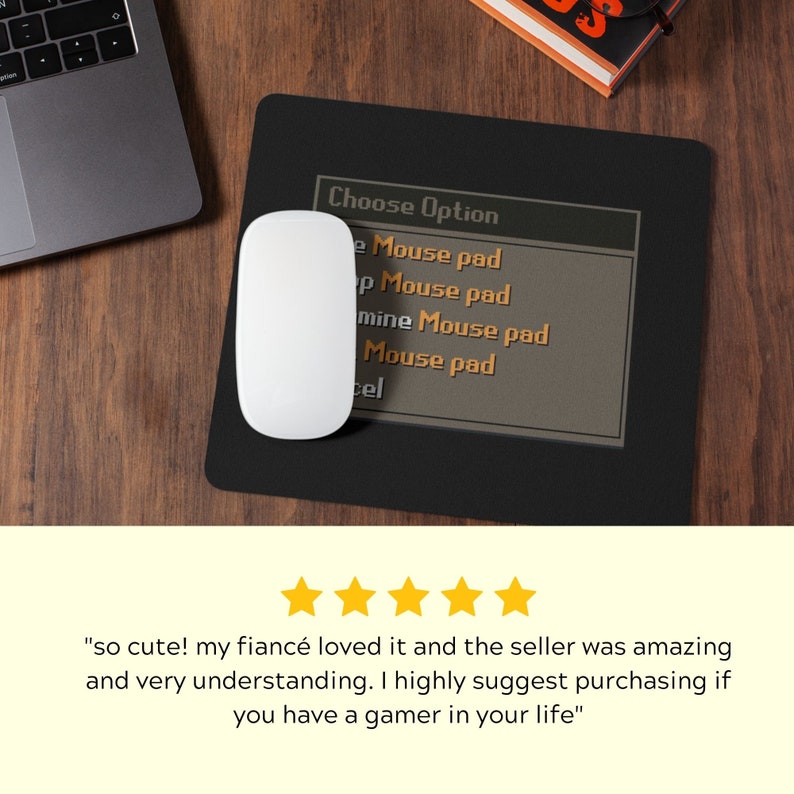 Runescape Mouse Pad, Old School Runescape Inspired Funny Gamer Gift ...
