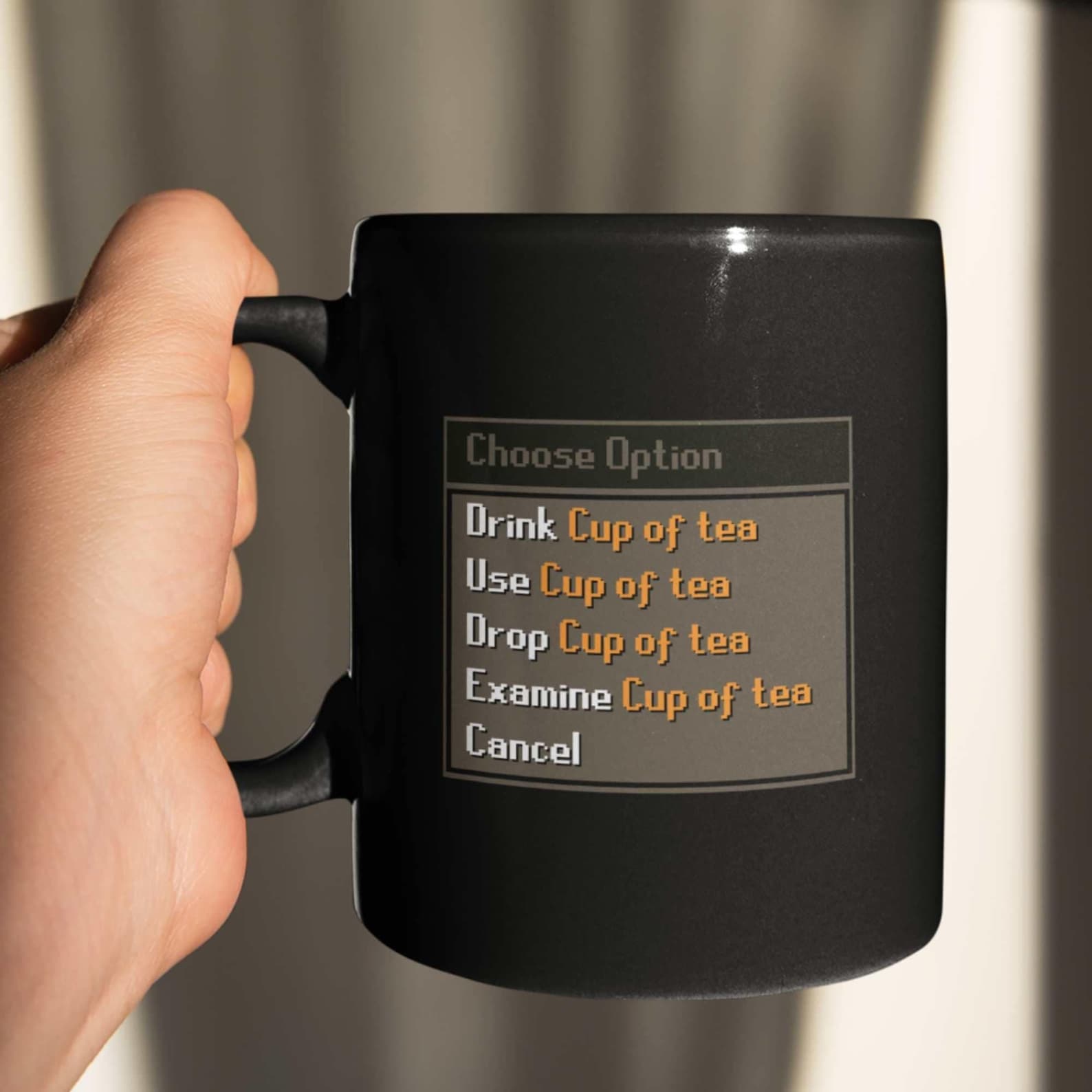 Runescape Tea Cup, Funny OSRS Inspired Coffee Mug Gift, Old School Meme ...
