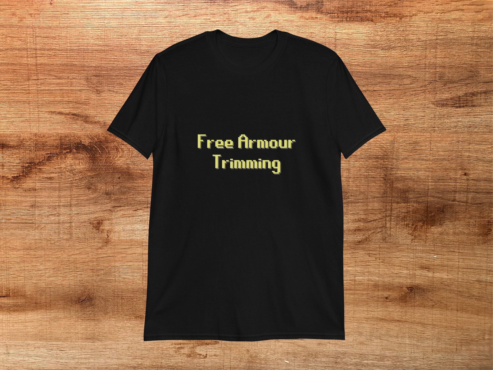 Runescape Free Armour Trimming T-shirt, OSRS Inspired Gamer Meme Gift ...