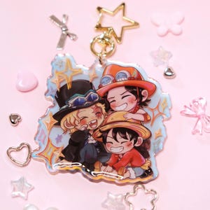 One Piece Anime Keychains: Luffy Ace Perona Yamato & More - Etsy