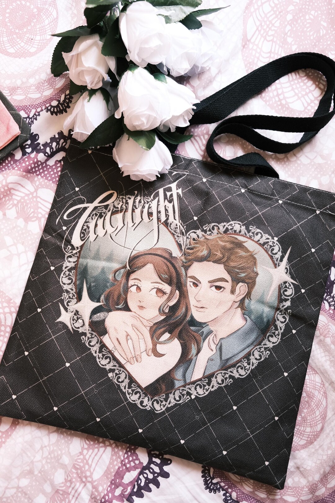 Twilight Edward & Bella Tote Bag - Gothic Romance - Etsy