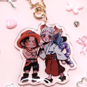 One Piece Anime Keychains: Luffy Ace Perona Yamato & More - Etsy