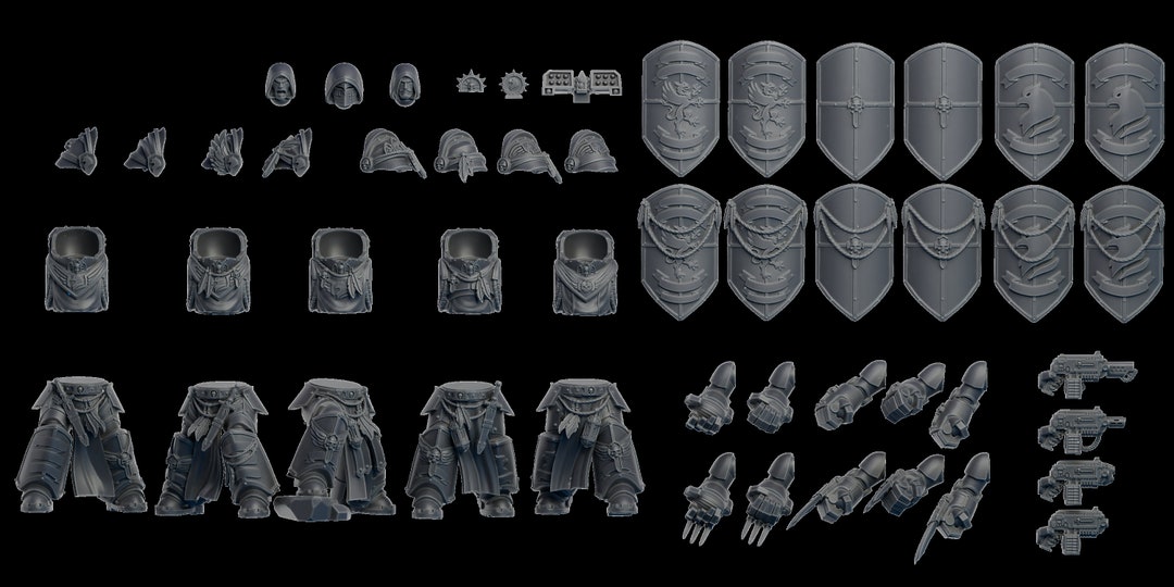 Black Gryphons Heavy Squad Build Kit | 5 Units | Design by ...