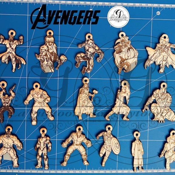 Avengers Keychain - Etsy