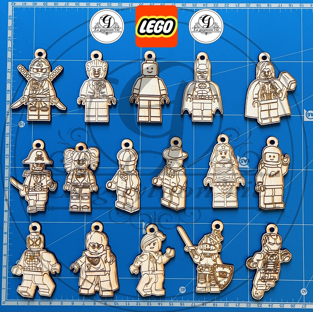 Figurine Keychains (16 Keychains Svg/png/ai/dxf/lightburn) - Etsy