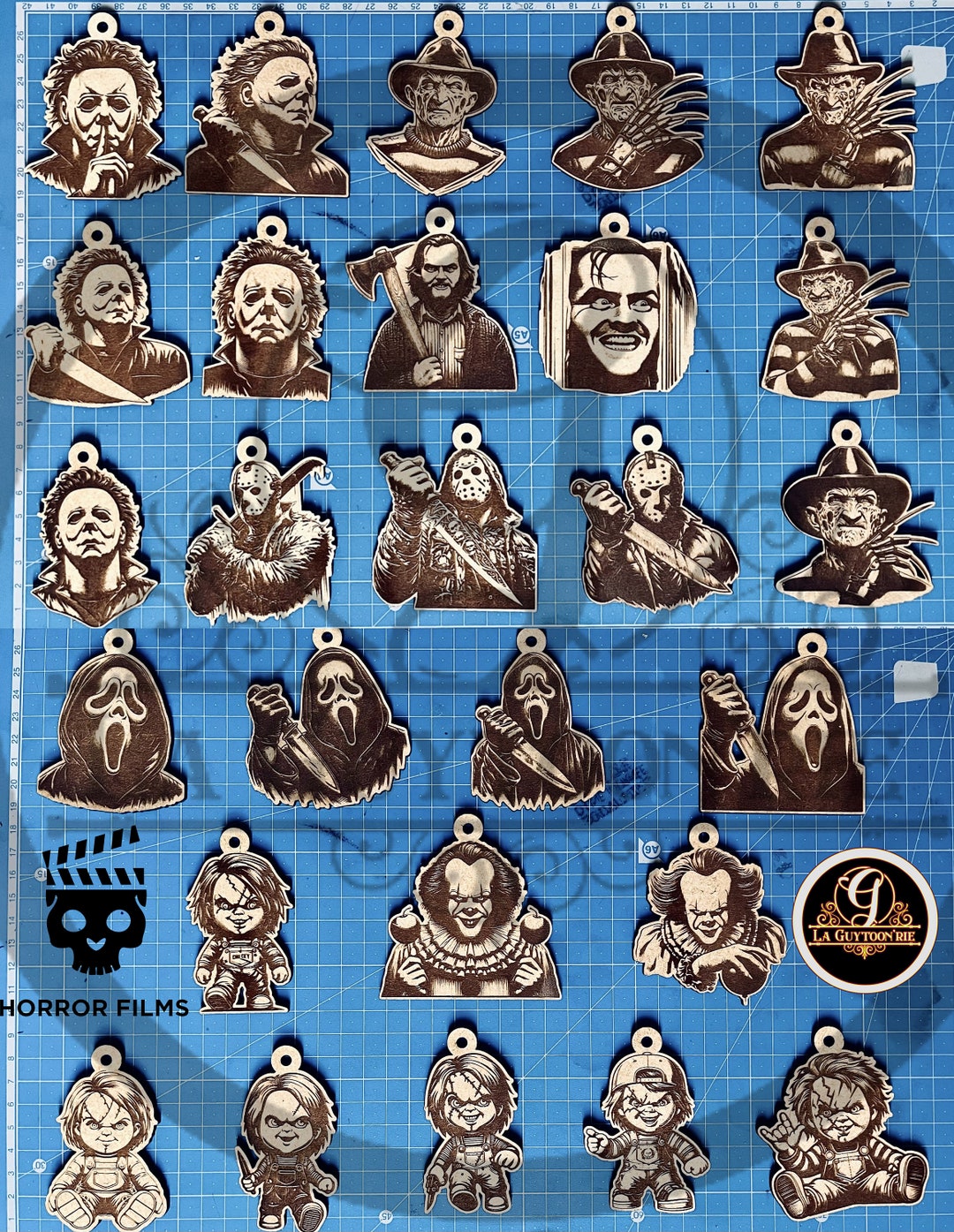 27 Keychain Horror Movies. Ultimate Keychains Svg, Png, Jpg, Lightburn ...