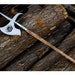 Viking Axe Medieval Halberd 75" Handmade Leviathan Axe Viking Decor ...