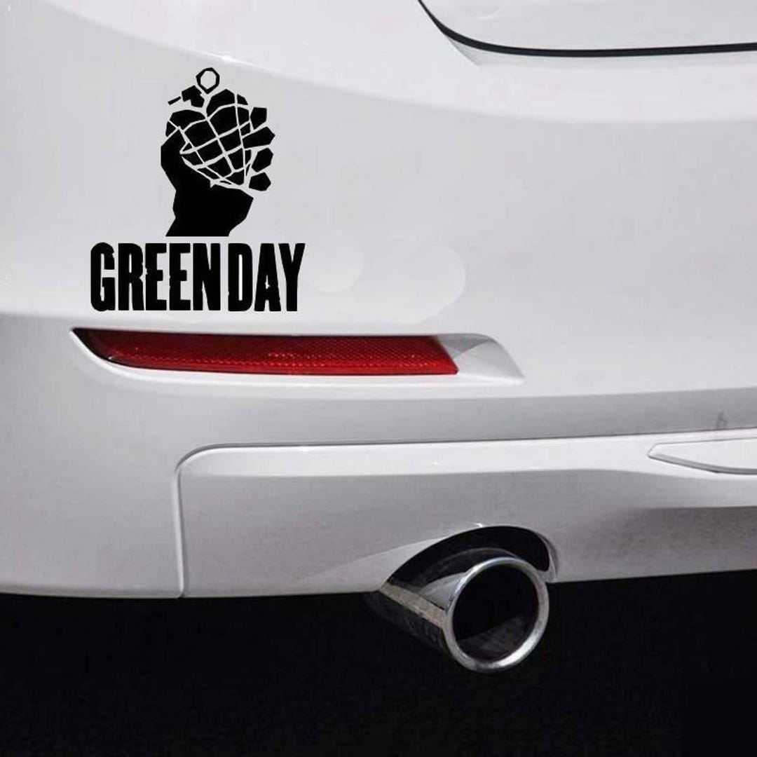 Green Day Car Bumper Sticker: Punk Rock Vinyl Decal - Etsy