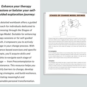 Stages of Change Mental Health Workbook, Therapy Worksheets, Addiction ...