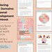 Personal Development Mental Health Workbook, Goal Setting, Life Domains ...