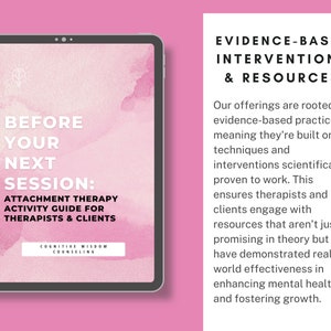 Attachment Therapy Activity Guide Exploring Attachment Styles and Theory, Therapy Tools ...