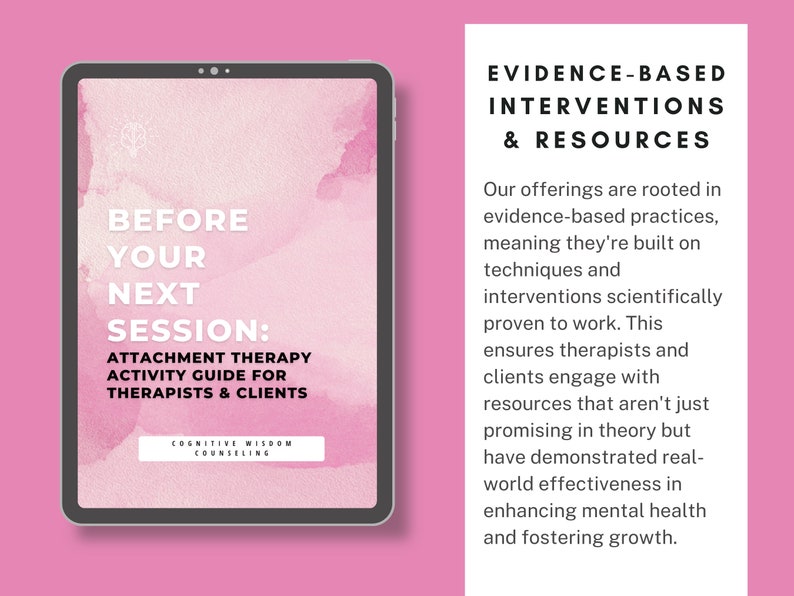 Attachment Therapy Activity Guide Exploring Attachment Styles and ...